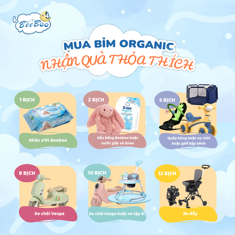 Quà tặng Beeboo - BeeBoo - Tã Bỉm Nhật Bản